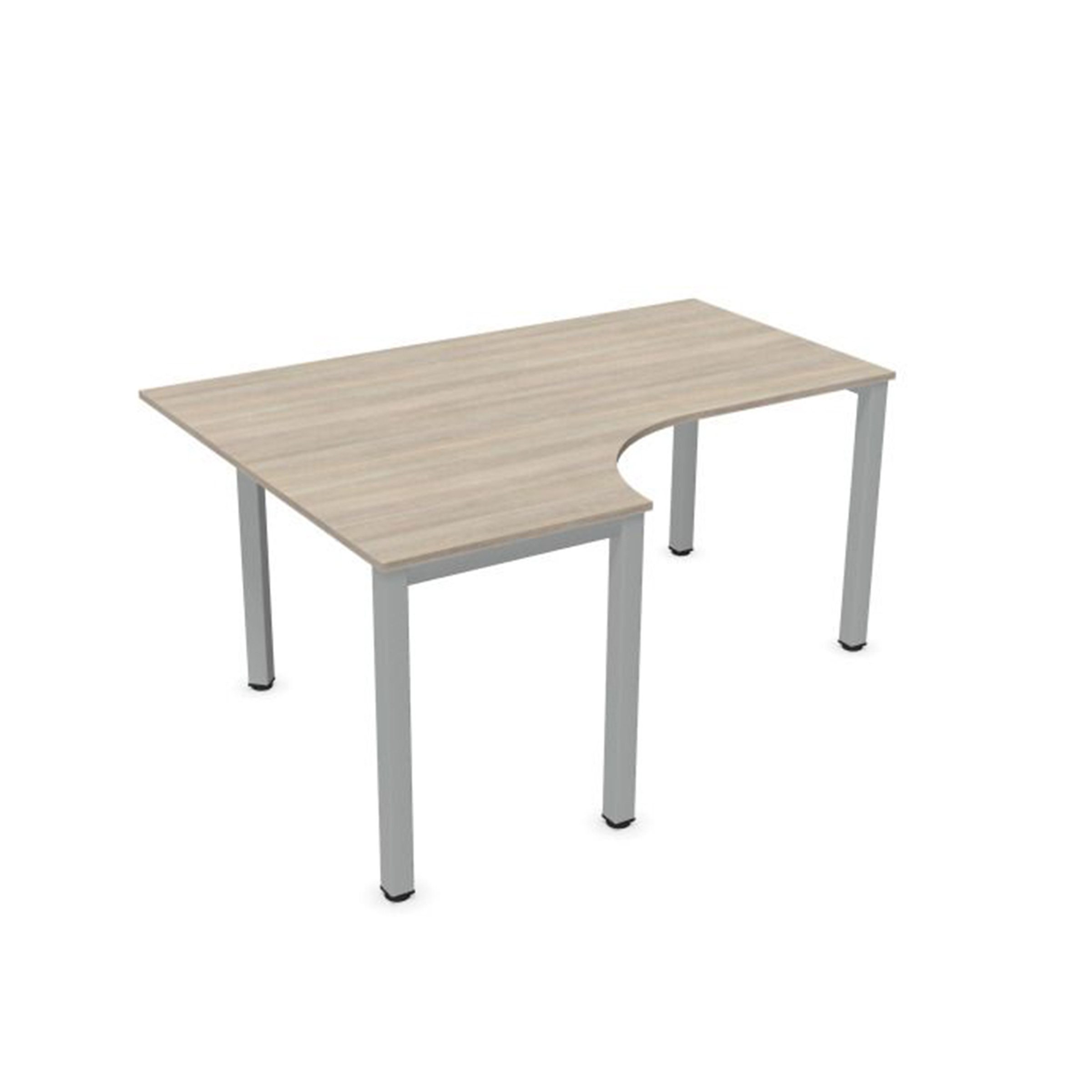 Eckschreibtisch Lemgo, Quadratfuß - Typ S | Inwerk Büromöbel