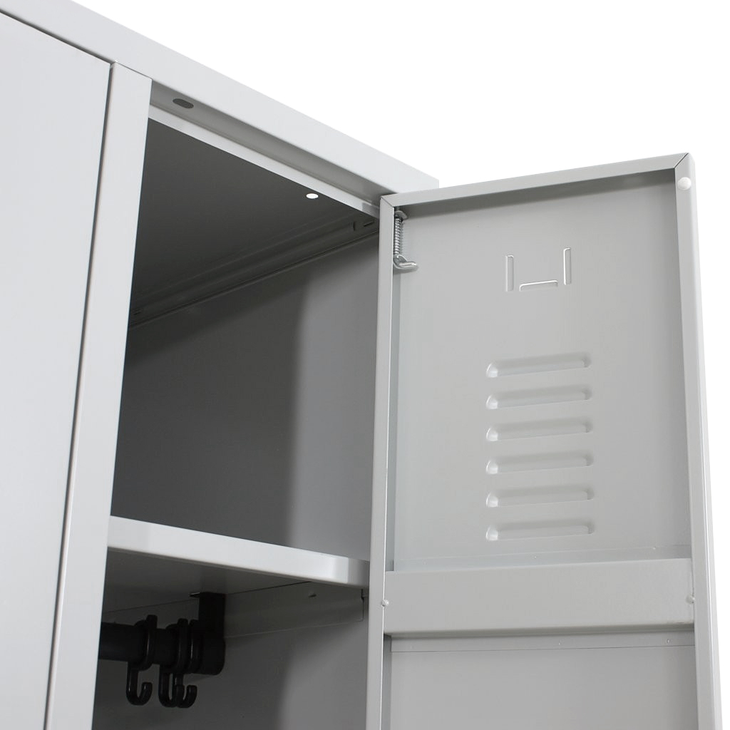 Spind WRZ mit Sitzbank und 4 Fächern | Inwerk Büromöbel