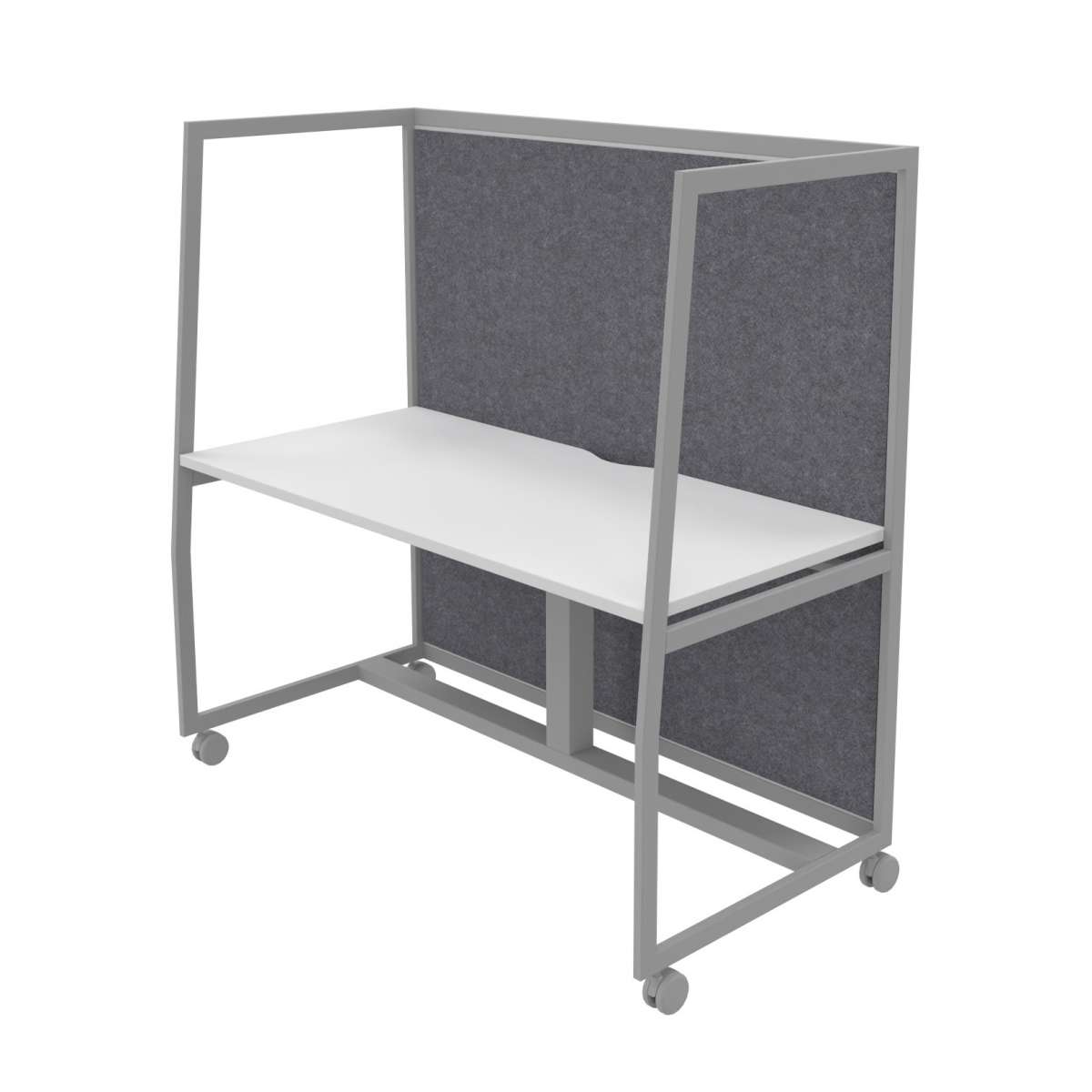 Schreibtisch Warus elektr. höhenverstellbar mit Abschirmung | Inwerk ...