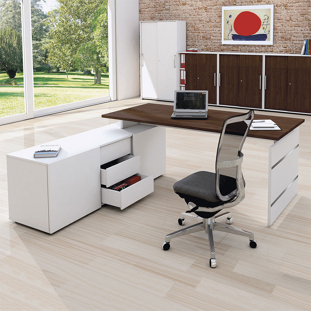 Komplettarbeitsplatz Oveta | Inwerk Büromöbel