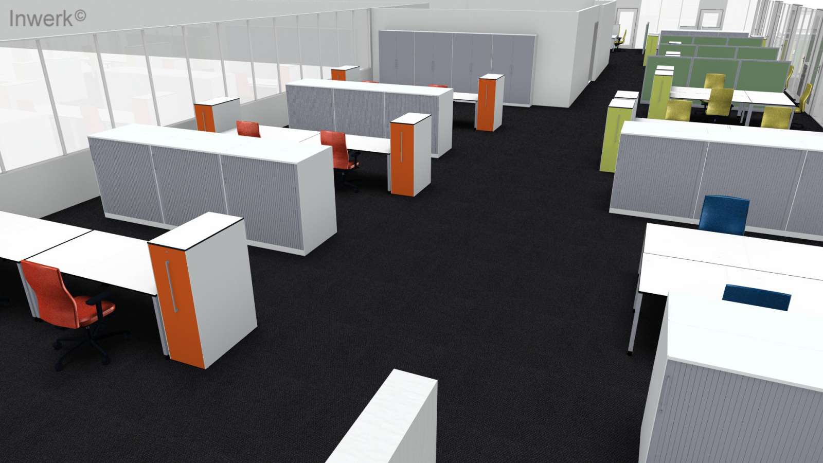 Office München | Inwerk Offices | Ausstellungen | Inwerk Büromöbel