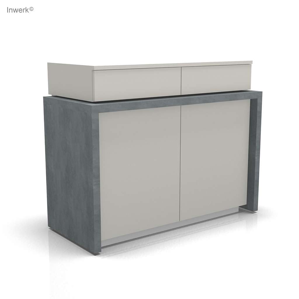 Sideboard mit Tisch | Inwerk Büromöbel