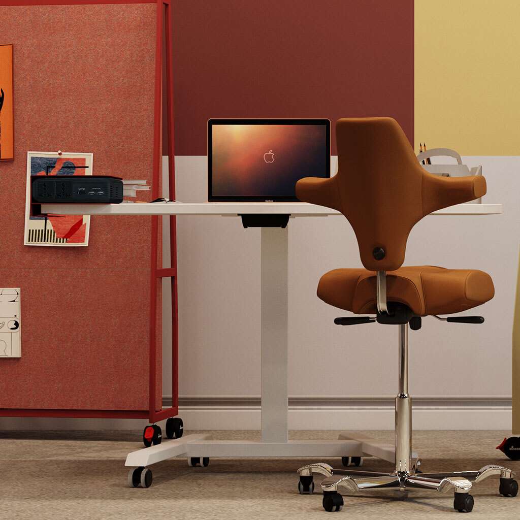 Höhenverstellbarer Schreibtisch Warus kompakt mit Gasfeder | Inwerk ...