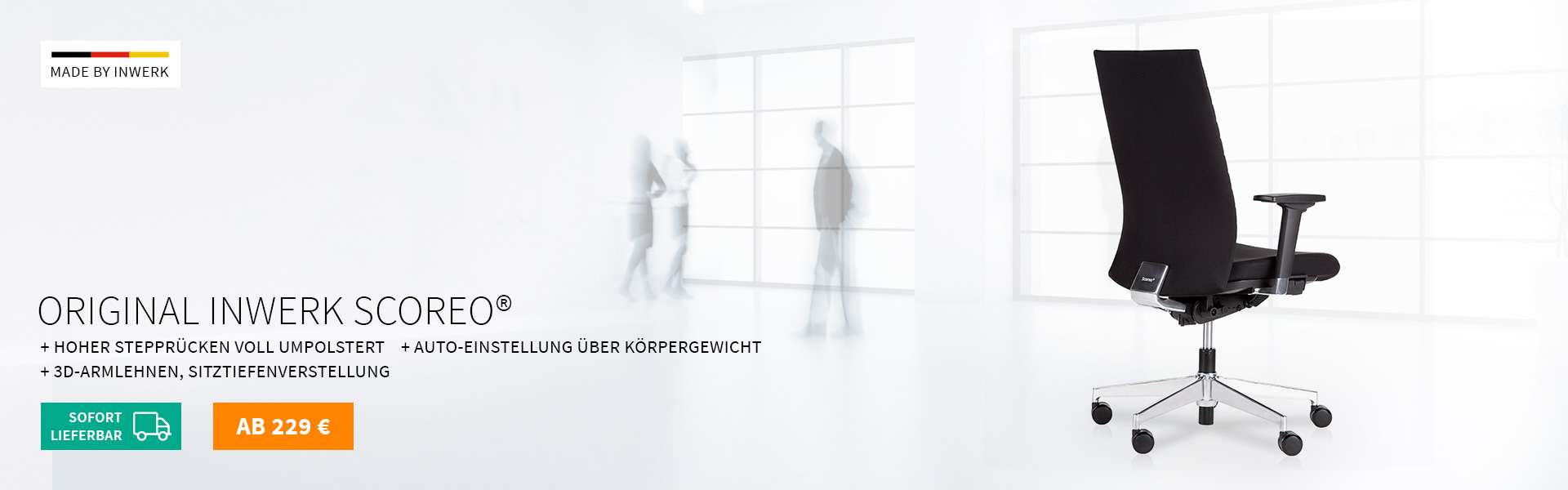 Bürodrehstühle jetzt in Aktion reduziert | Inwerk Büromöbel