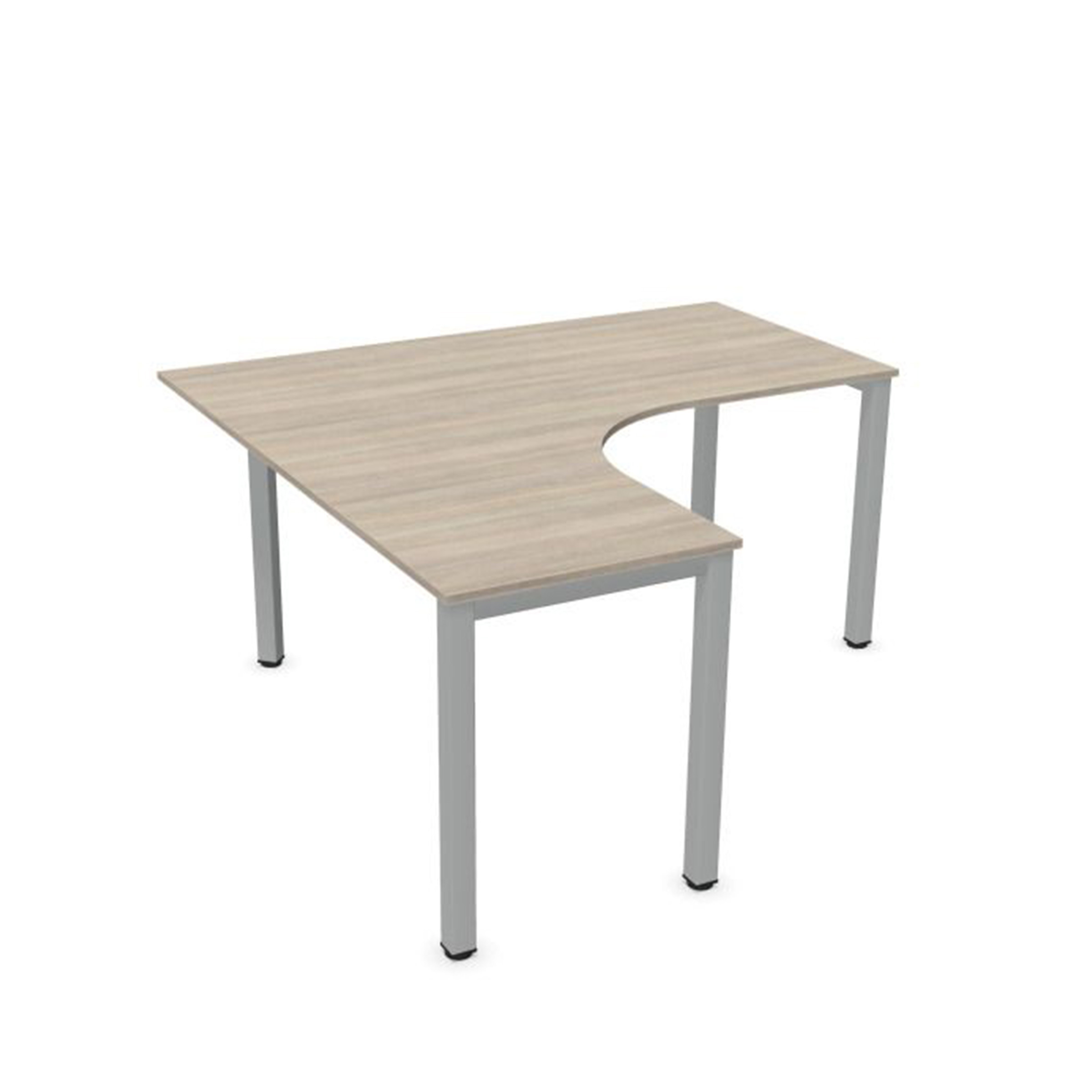 Eckschreibtisch Lemgo, Quadratfuß - Typ W | Inwerk Büromöbel