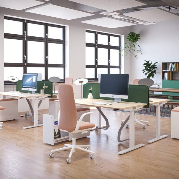 Höhenverstellbarer Schreibtisch Haworth HiYa | Inwerk Büromöbel