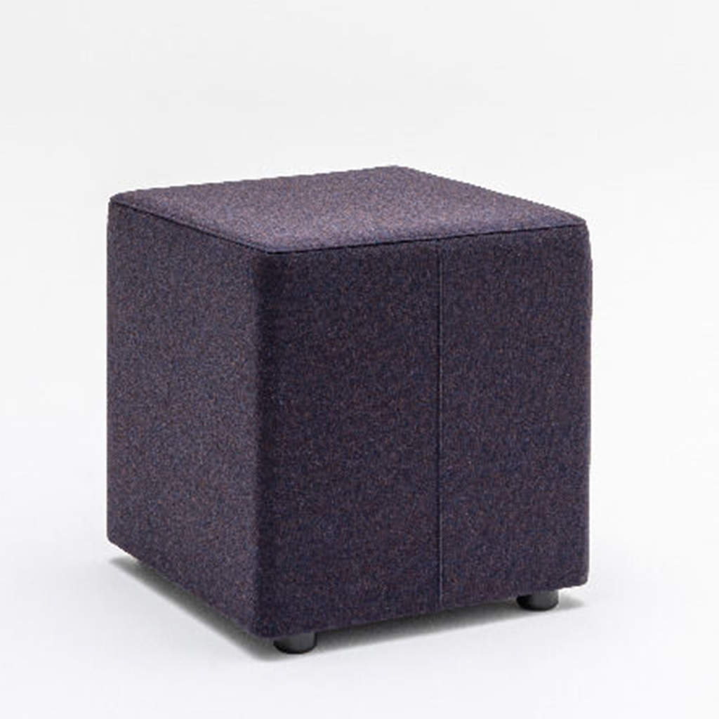 Hocker Max, eckig mit Rollen | Inwerk Büromöbel