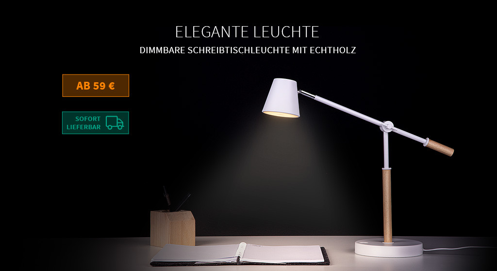 Schreibtischleuchten kaufen günstig & lieferbar | Inwerk Büromöbel