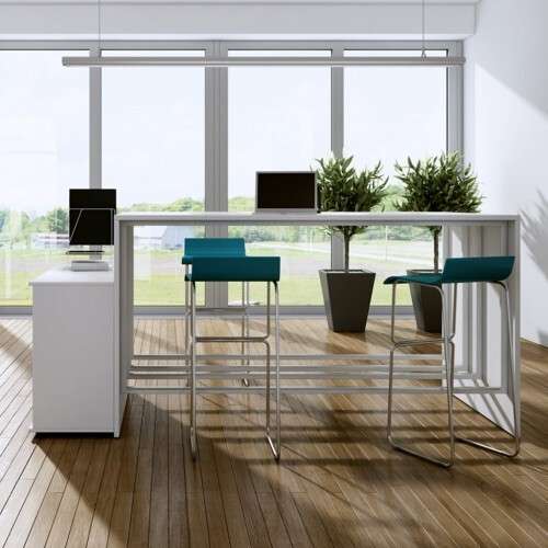 Büro Stehtisch Beeskow, viele Größen, in vielen Farben | Inwerk Büromöbel